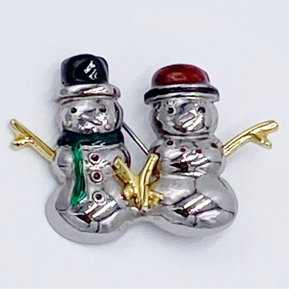 Liz Claiborne | Jewelry | Liz Claiborne Holiday Christmas Snowman ...